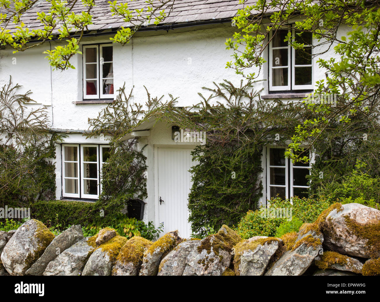 Cottage windows hi-res stock photography and images - Alamy