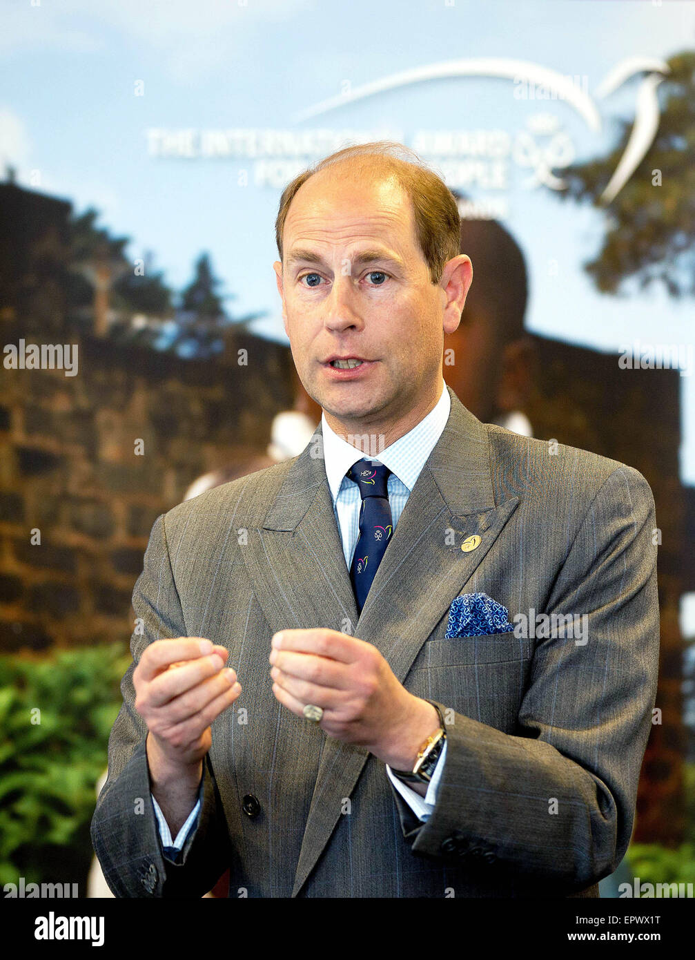 Britain's Prince Edward attends the Golden Award of the International ...