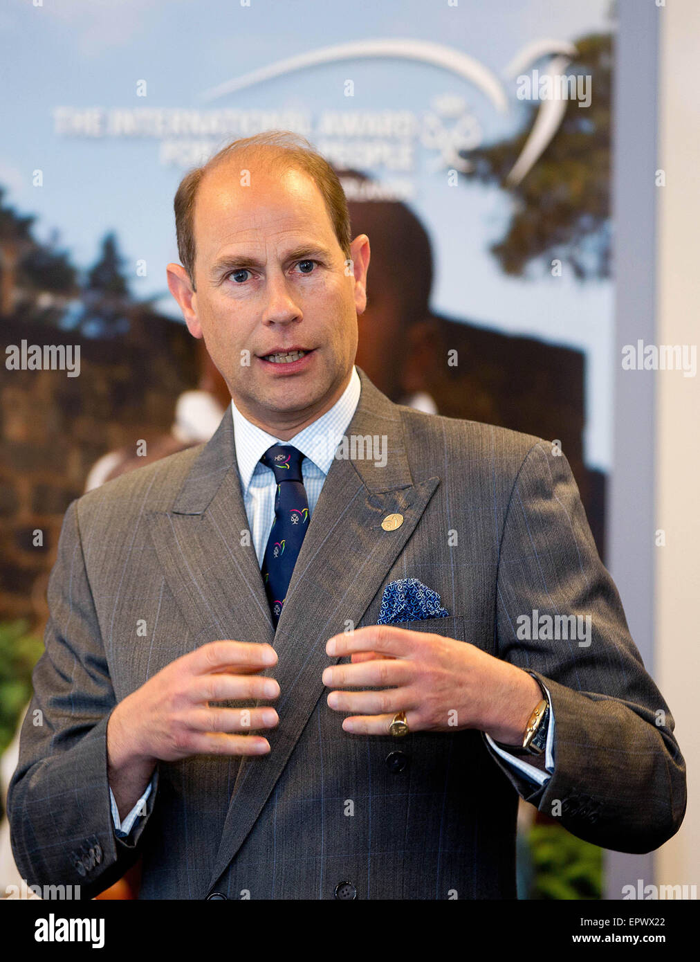 Britain's Prince Edward attends the Golden Award of the International ...