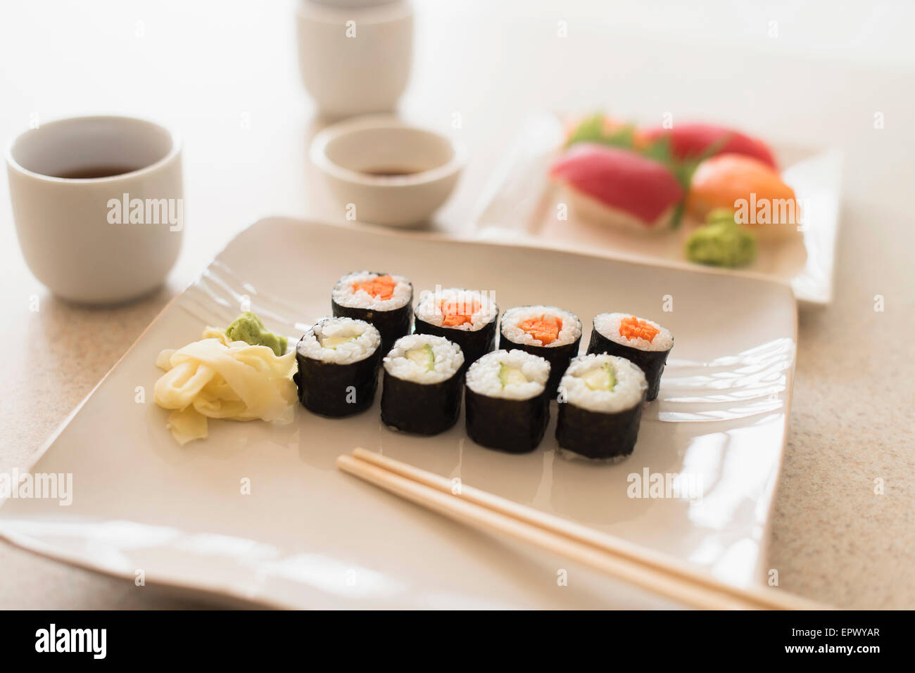Sushi dining hi-res stock photography and images - Alamy