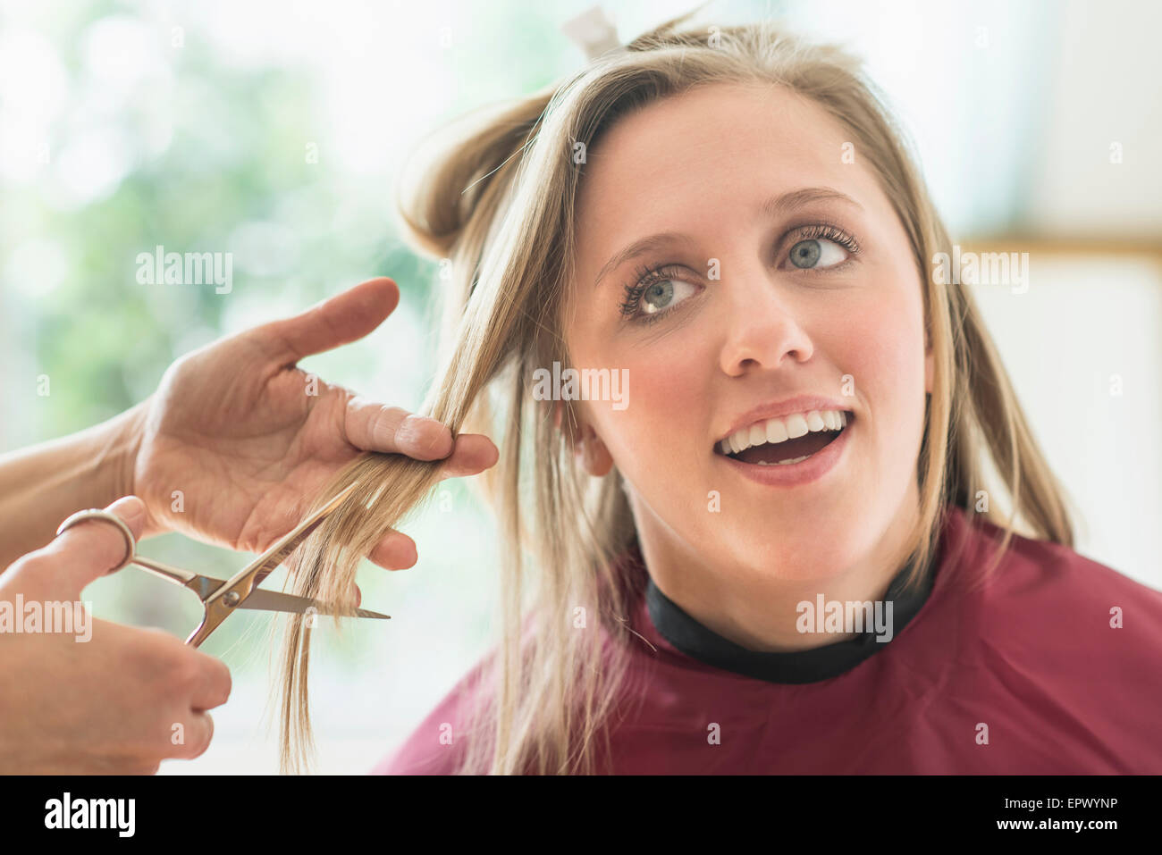 Hair haircut hi-res stock photography and images - Alamy