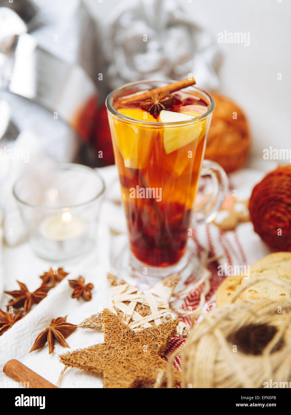 cup of hot mulled wine and a delicious cup of grog among the many ...