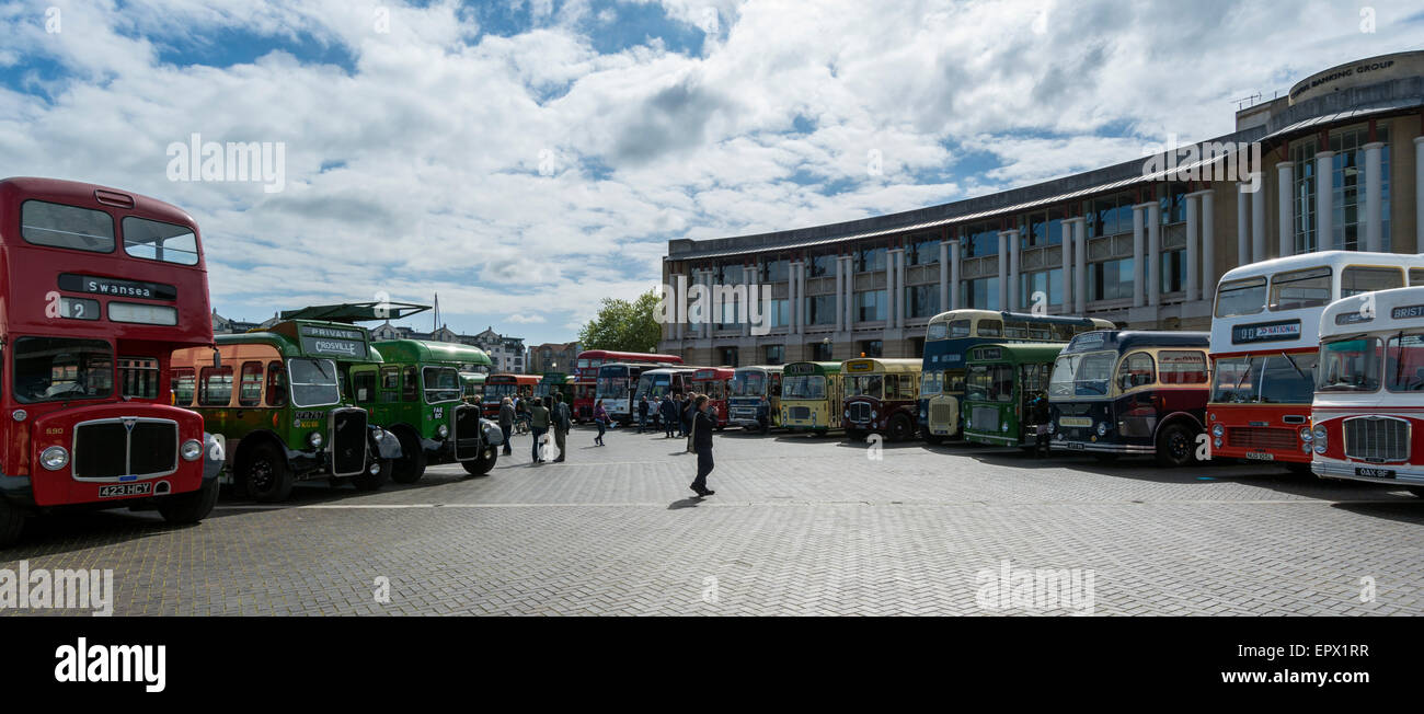 Bristol vintage bus rally hi-res stock photography and images - Alamy