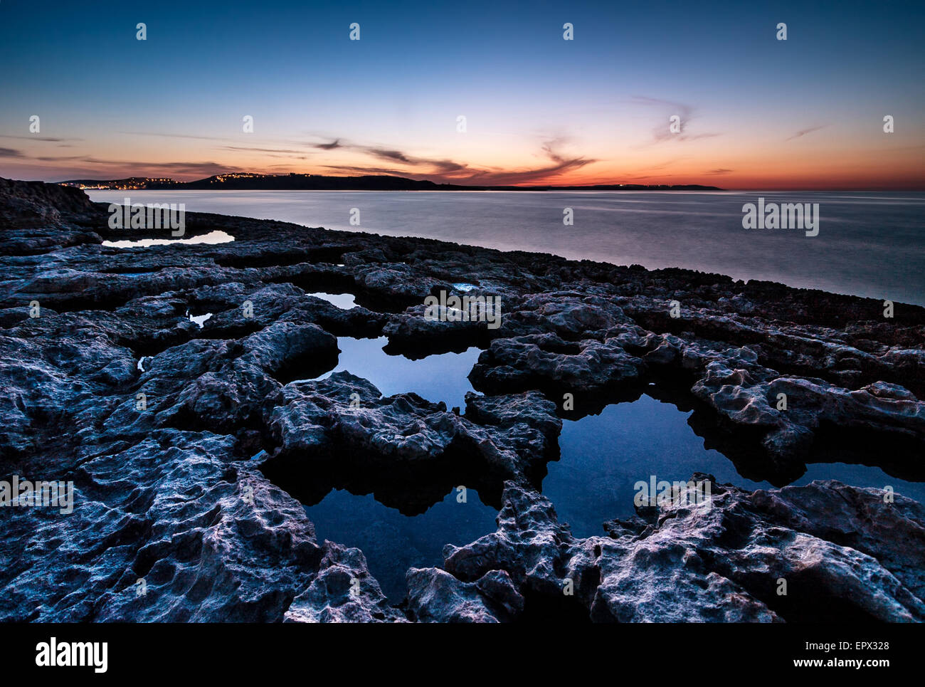 Landscape of Malta Stock Photo - Alamy