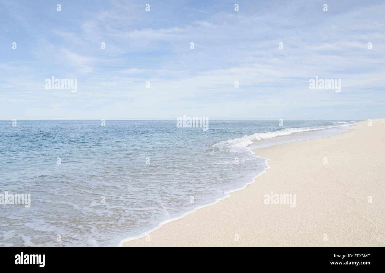 USA, Massachusetts, Nantucket, Scenic view of beach by sea Stock Photo ...