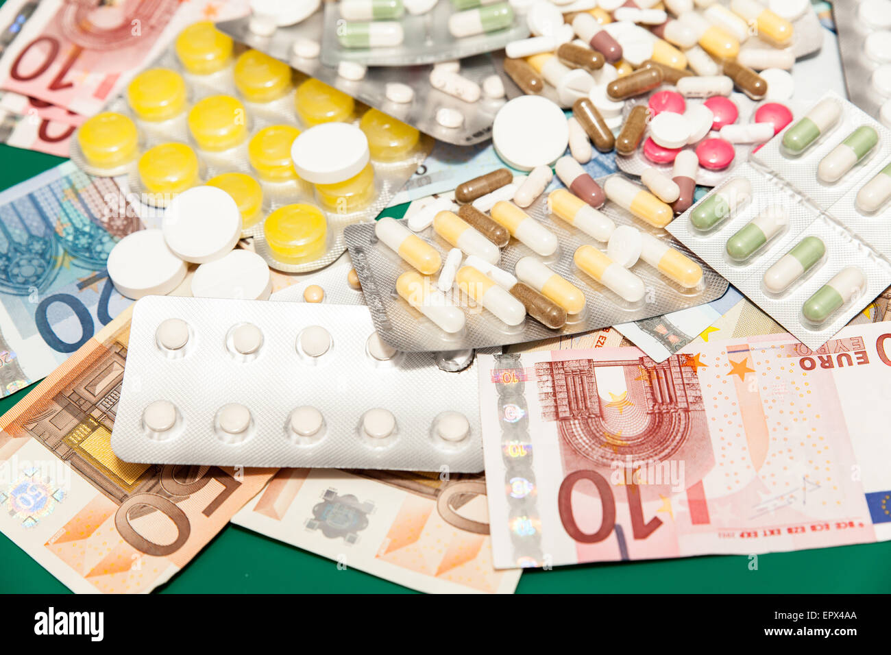 health medications money Stock Photo - Alamy