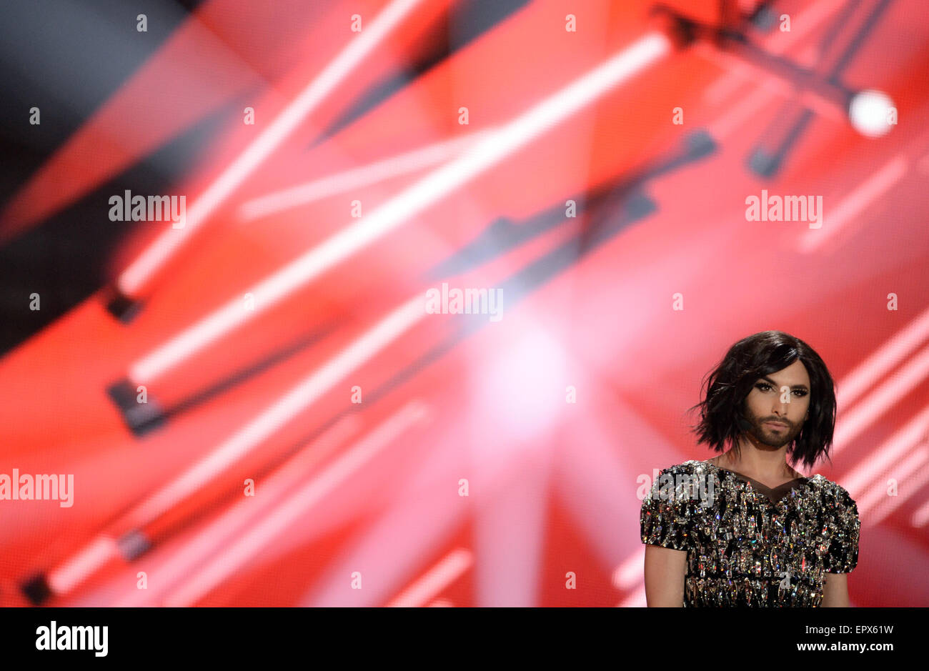 Vienna, Austria. 22nd May, 2015. Austrian singer Conchita Wurst ...