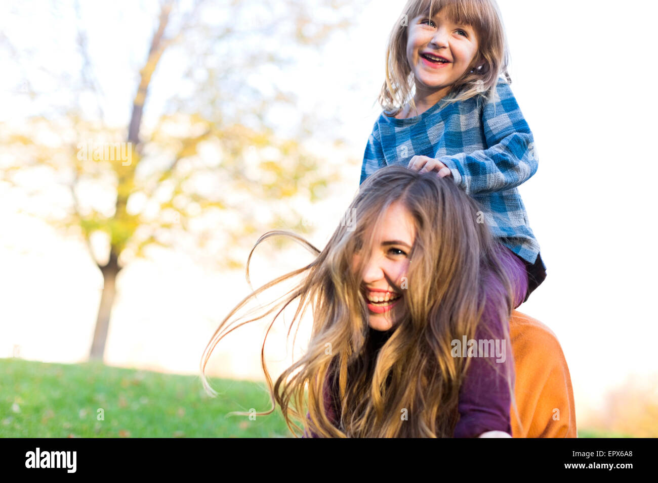 Carrying a friend on shoulders hi-res stock photography and images - Alamy