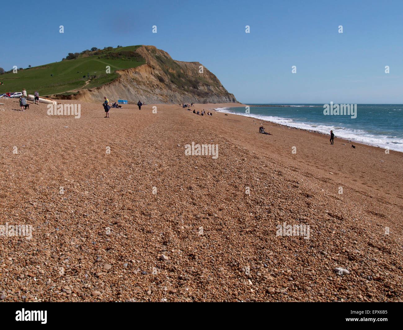 Eype beach seatown hi-res stock photography and images - Alamy