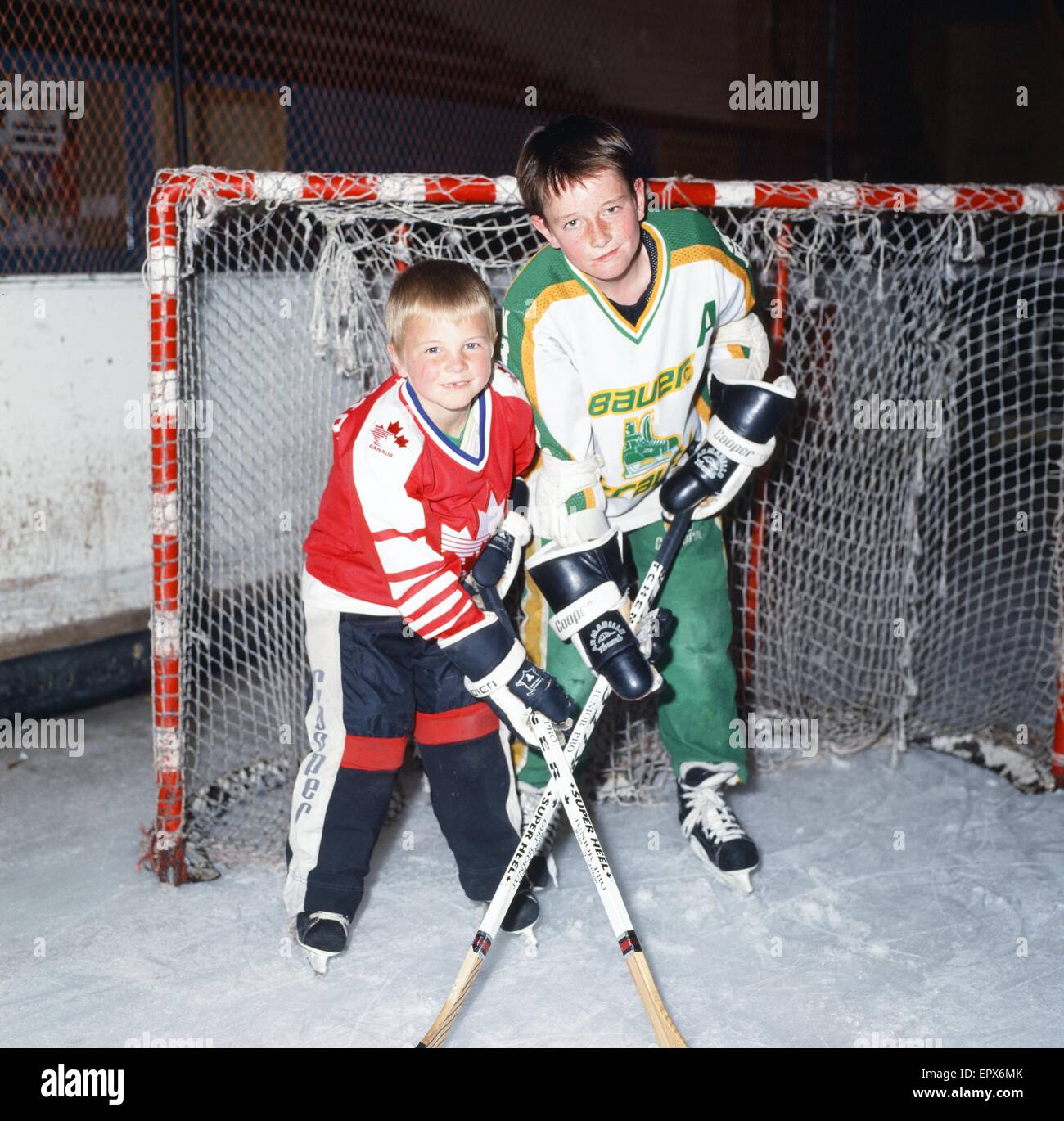 Paul Berrington 12, of the Dundee Rockets Ice Hockey team and younger ...