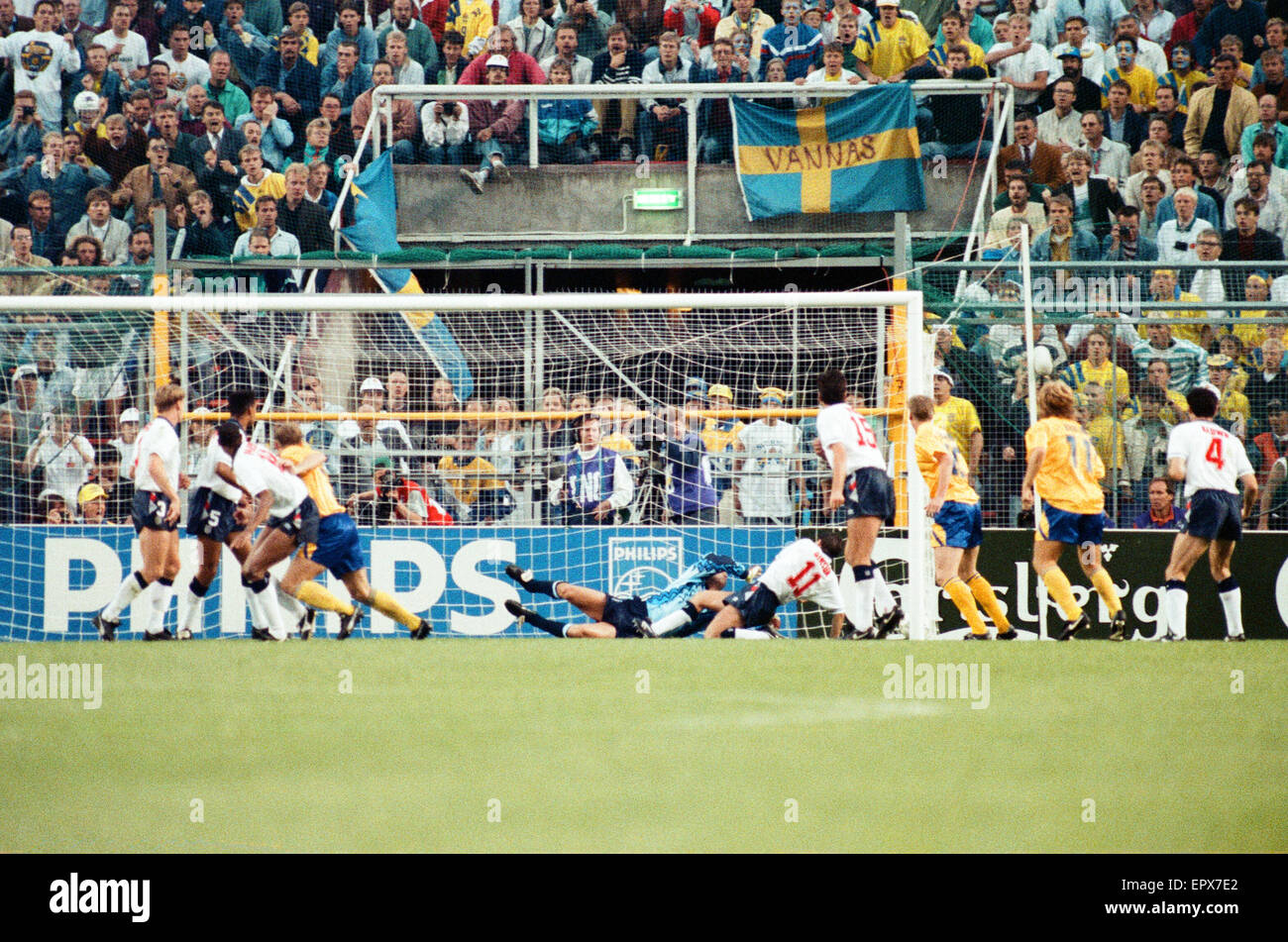 Sweden v England, European Championship Match, Group Stage, Group 1, R ...