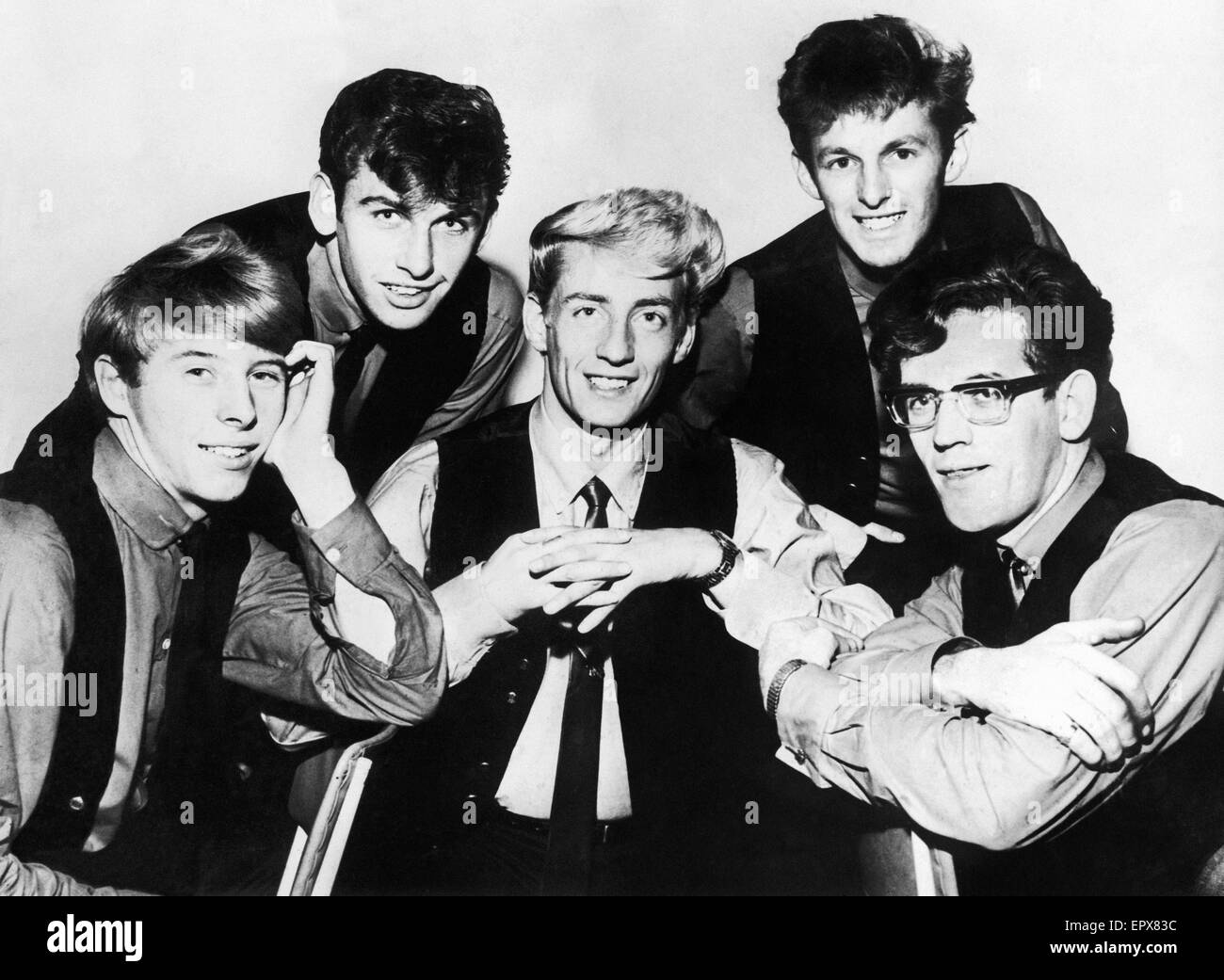 Liverpudlian group Rory Storm and the Hurricanes led by singer Rory ...