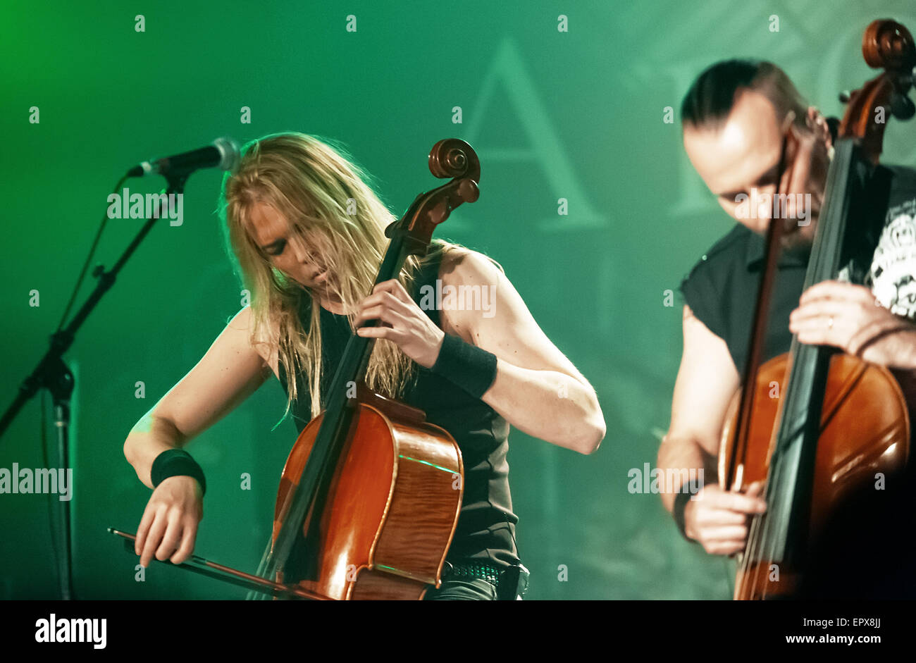 Apocalyptica Finnish Metal band from Helsinki. US tour 2015. Raleigh ...