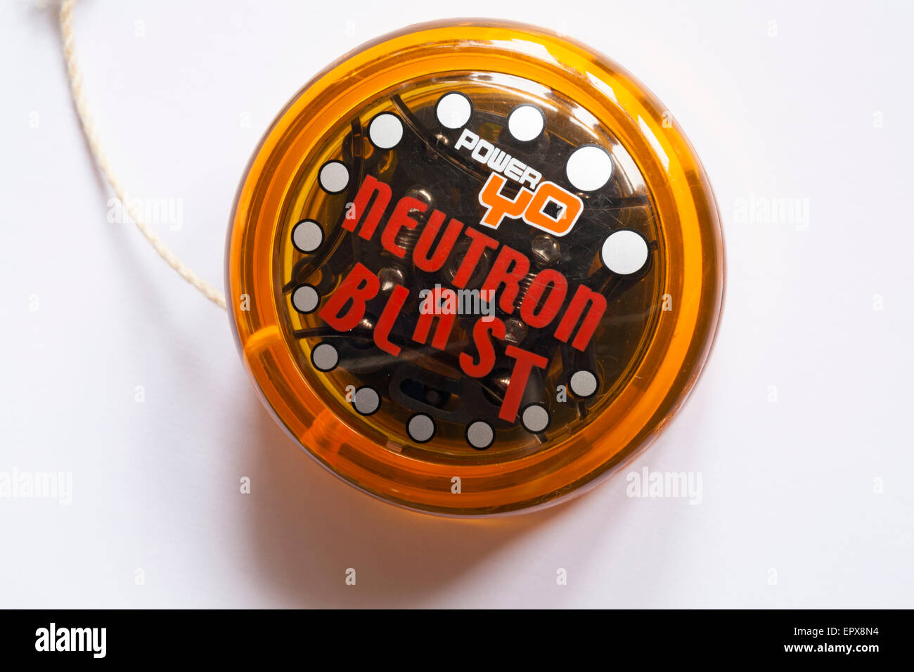 Power Yo Neutron Blast yoyo set on white background Stock Photo - Alamy