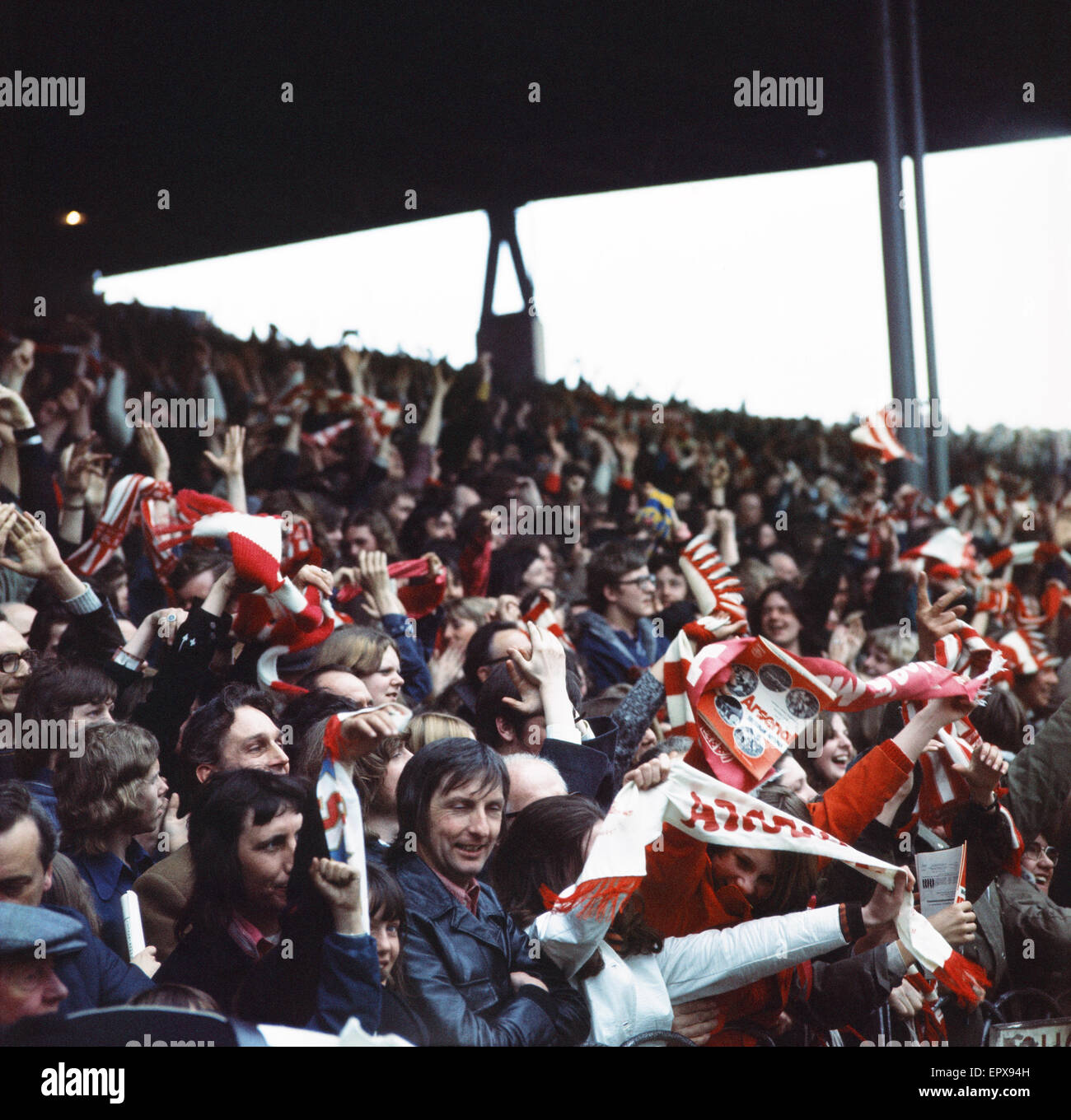 1973 football supporters hi-res stock photography and images - Alamy