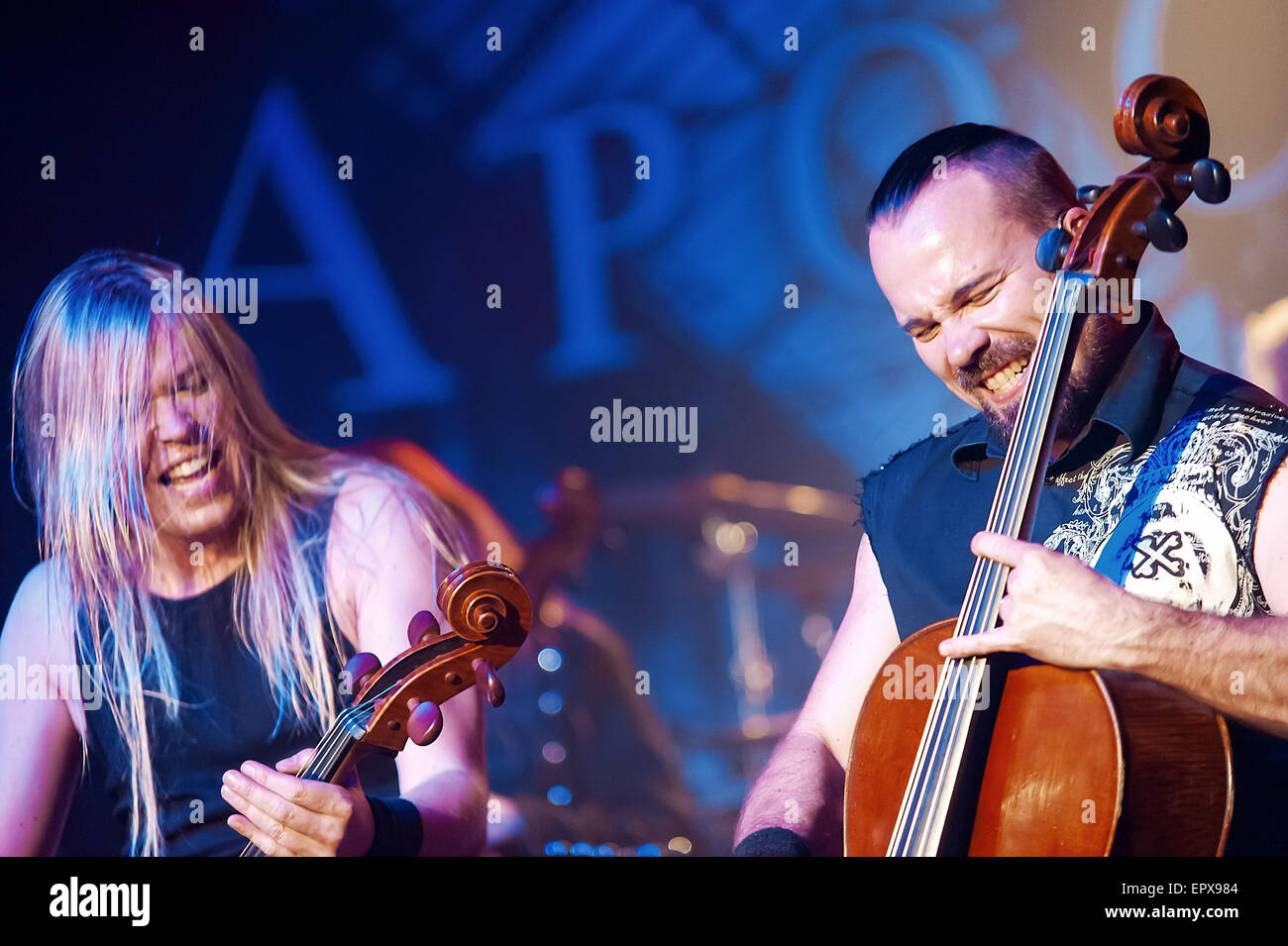 Apocalyptica Finnish Metal band from Helsinki. US tour 2015. Raleigh ...
