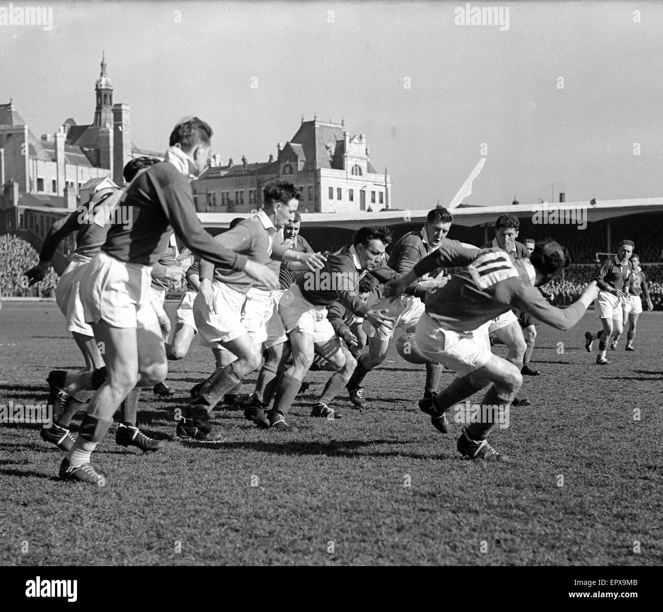 Cardiff rugby history Black and White Stock Photos & Images - Alamy