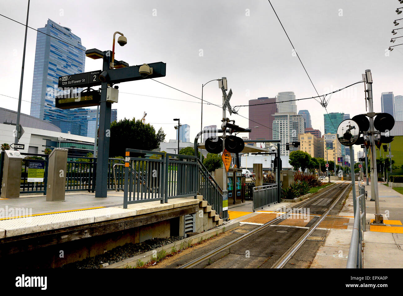Los angeles metro station hi-res stock photography and images - Alamy