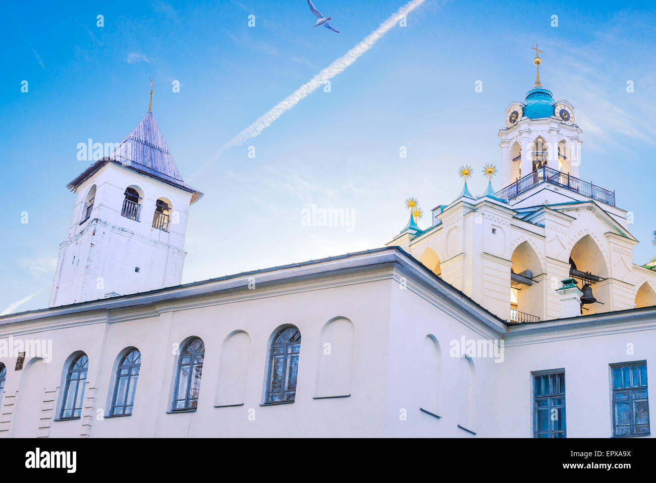 Yaroslavl center monastery Stock Photo - Alamy