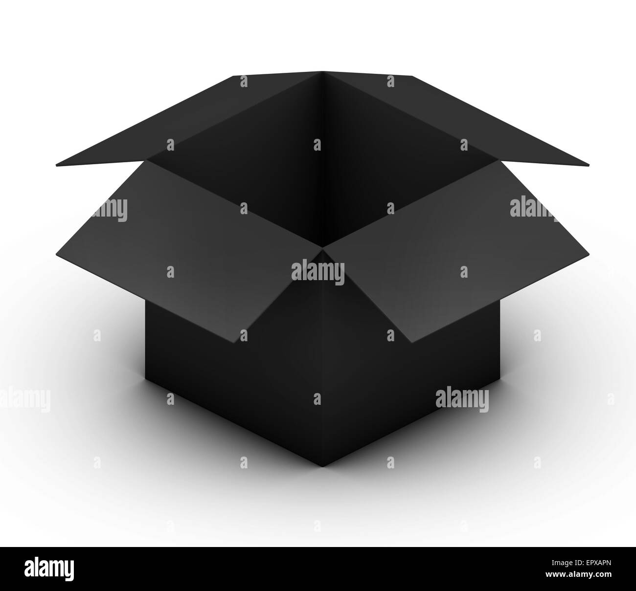 3D rendering of the paper box Stock Photo - Alamy