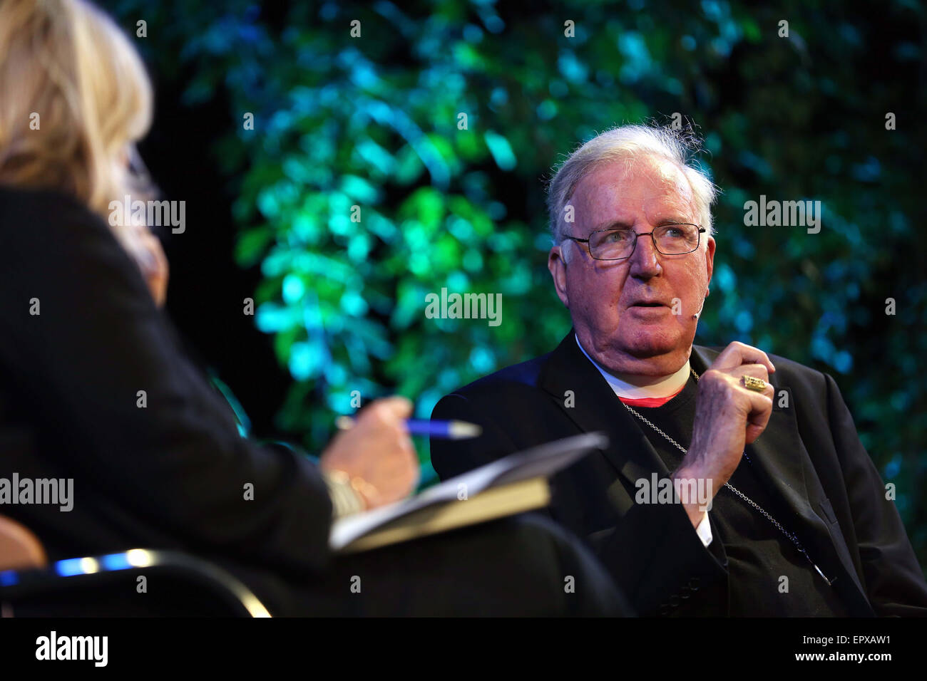 Hay on Wye, UK. Friday 22 May 2015 Pictured: Cardinal Cormac Murphy-O ...