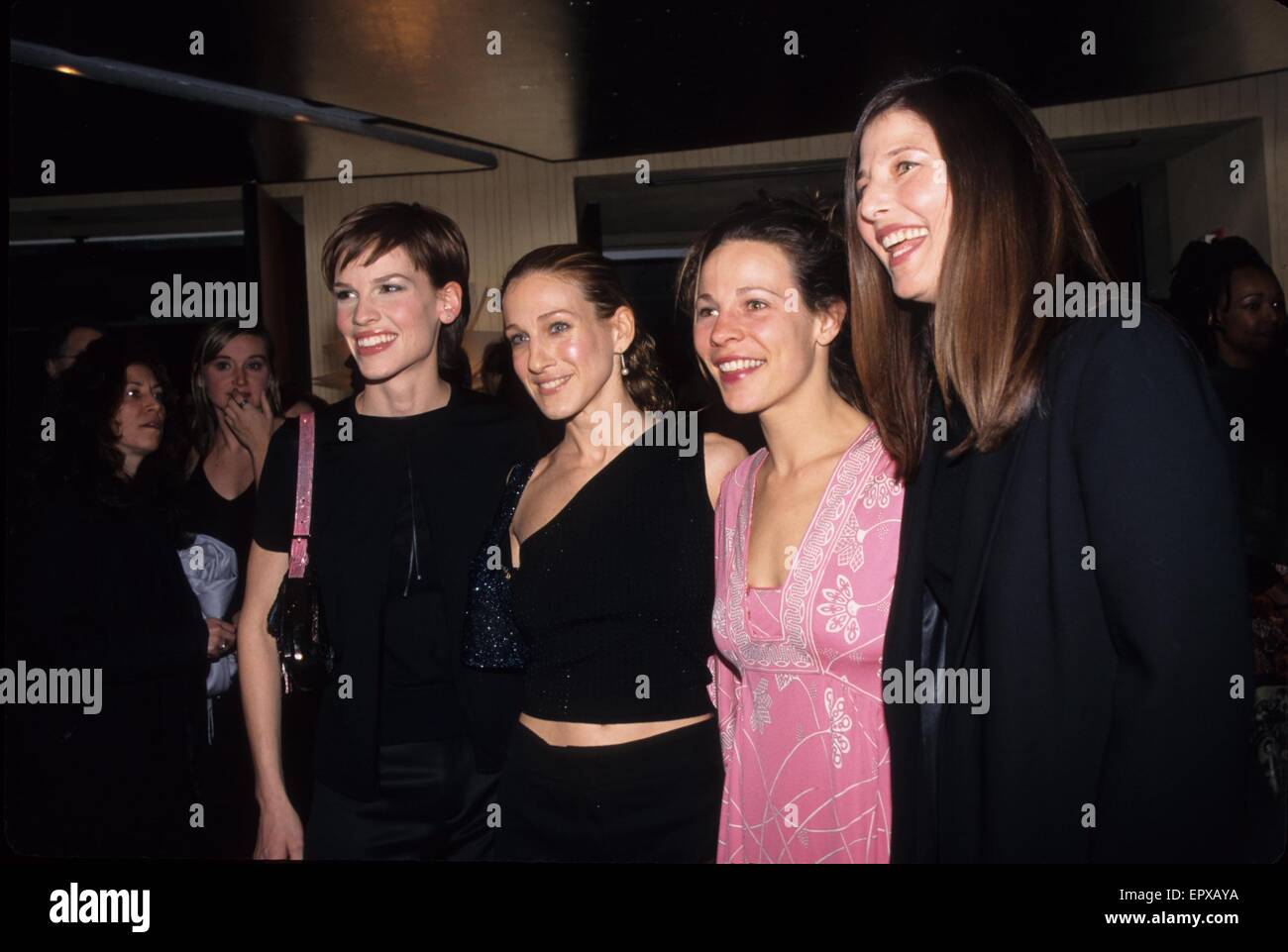 HILARY SWANK with Jessica Parker Lili Taylor and C. Keener at the 65th ...