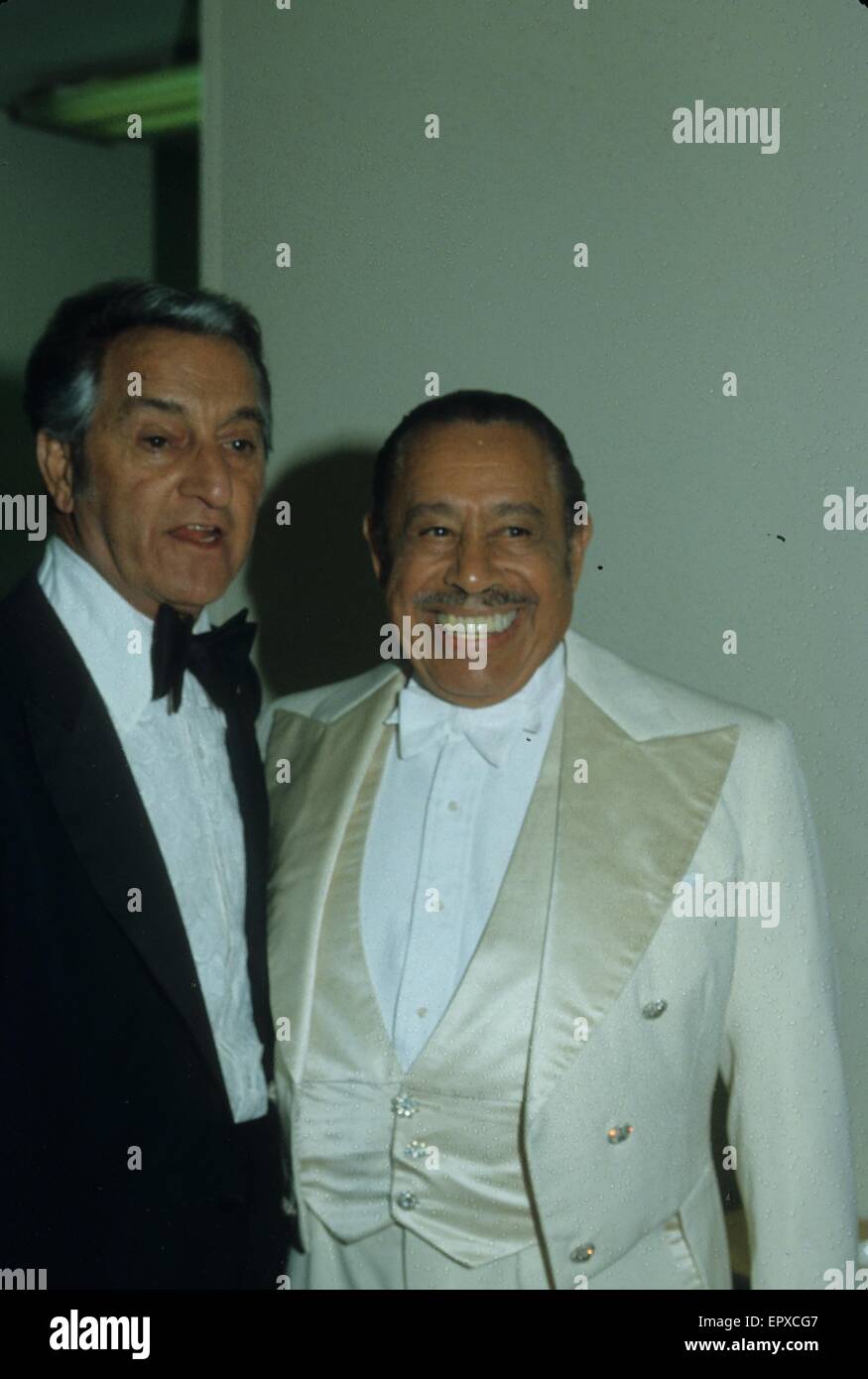 DANNY THOMAS with Cab Calloway.e0834. © Nate Cutler/Globe Photos/ZUMA ...