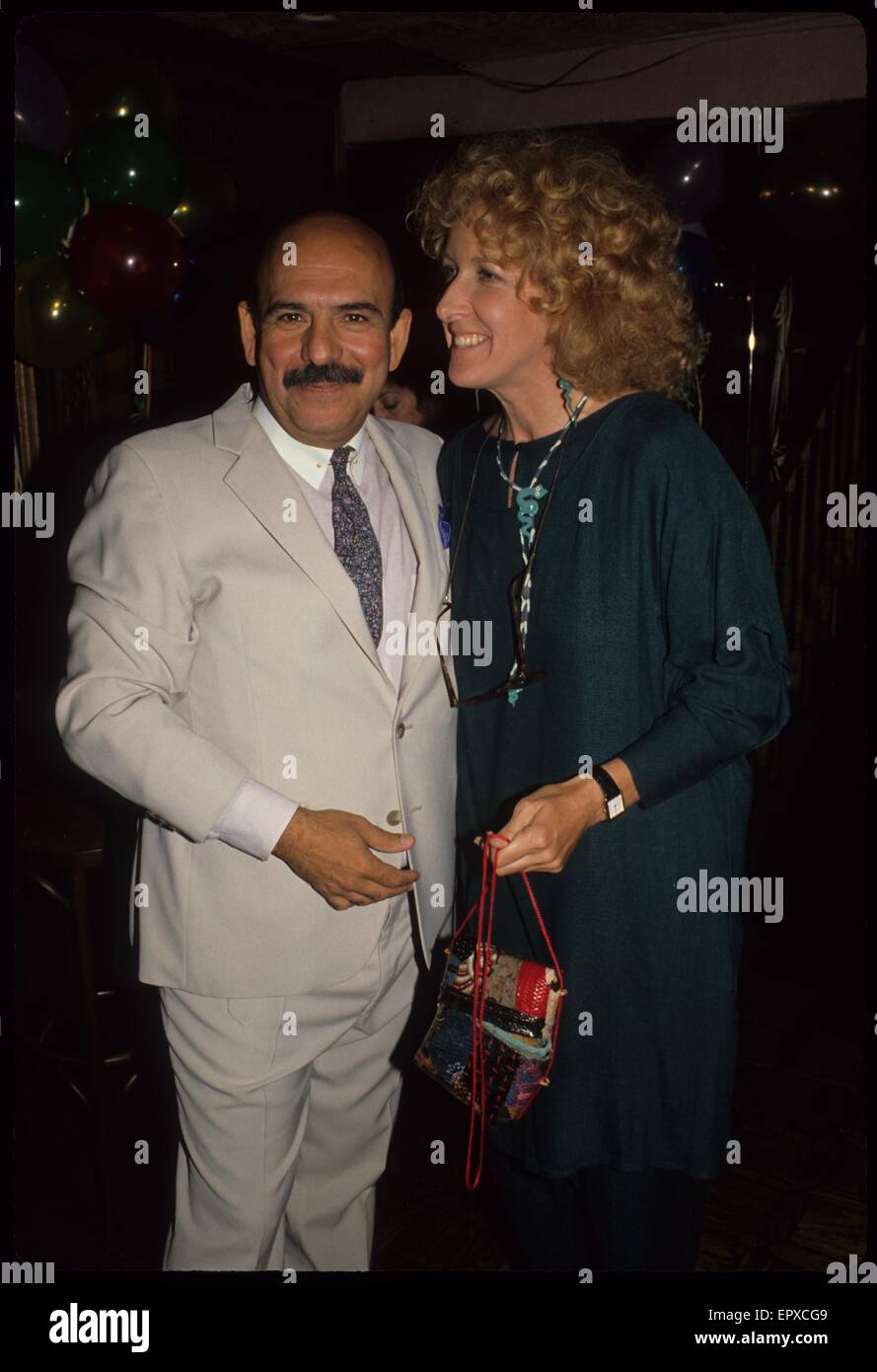 BETTY THOMAS with Rene Enriquez 1988. © Michelson/Globe Photos/ZUMA ...