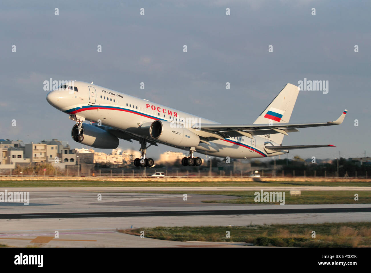 Tupolev Tu-204 operated as a VIP transport by the Russian State ...