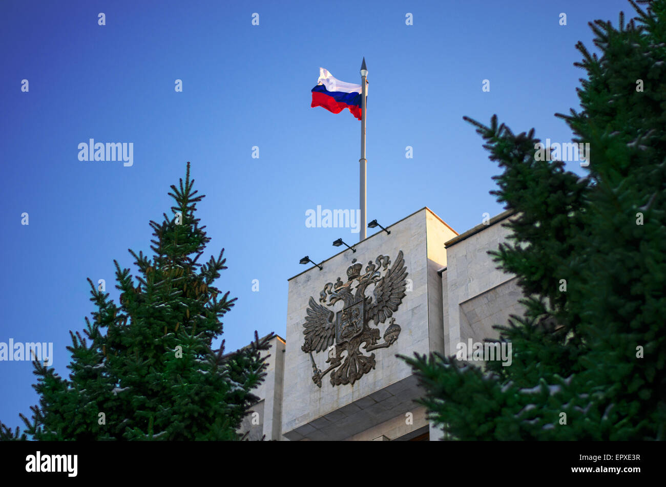 Russian federation national flag waving hi-res stock photography and ...