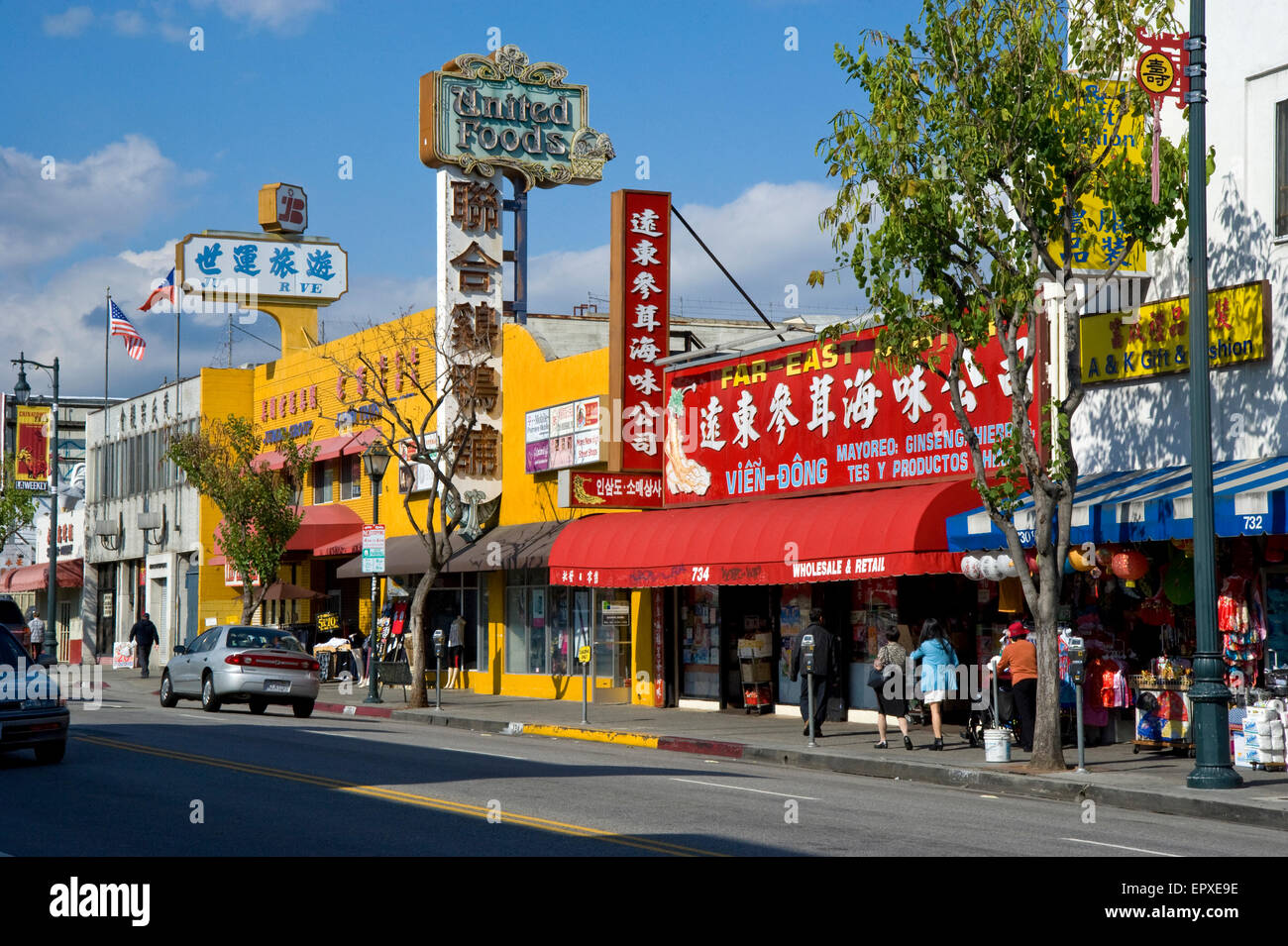 Chinatown in downtown Los Angeles Stock Photo - Alamy