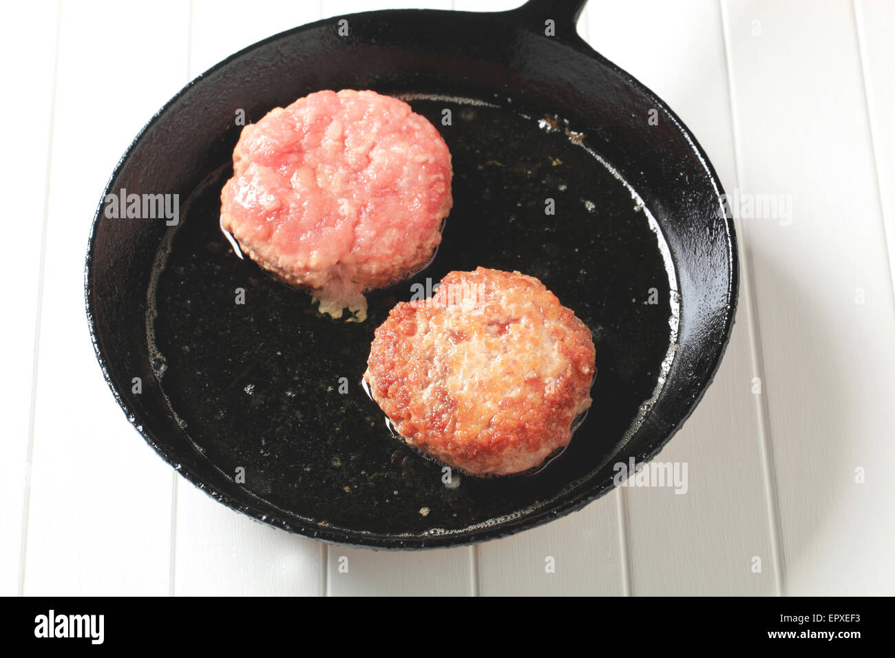 Frying patties hi-res stock photography and images - Alamy
