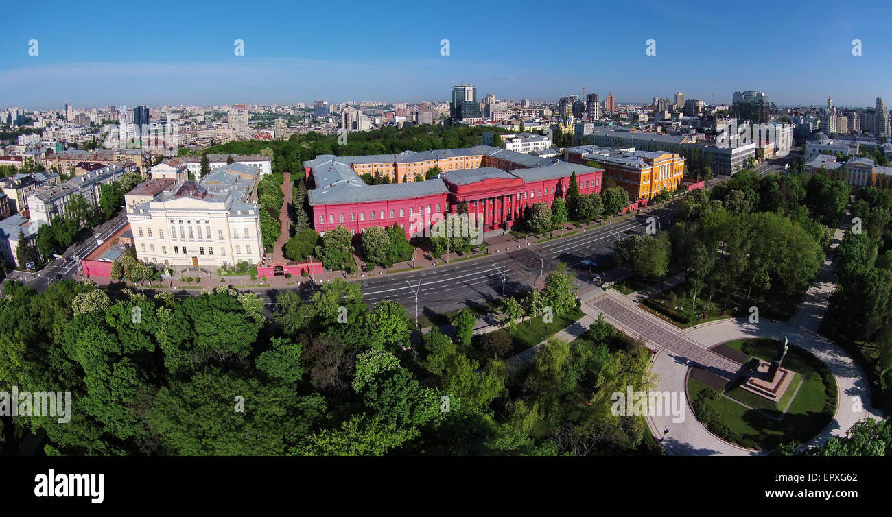 National University in Kiev, aerial view Stock Photo - Alamy