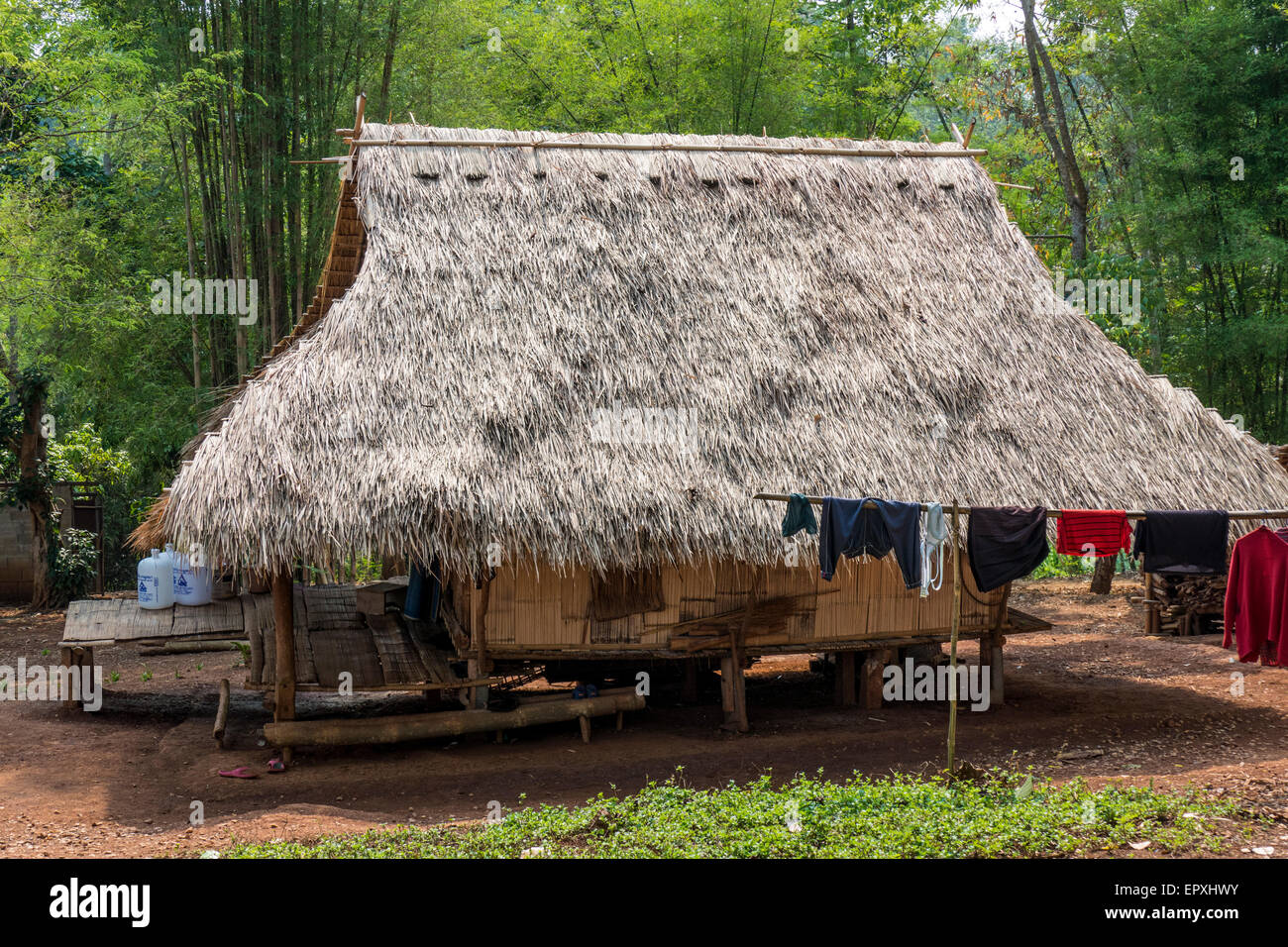 Hill Tribes, Village in Chiang Rai, Northern Thailand, Thailand, Asia ...