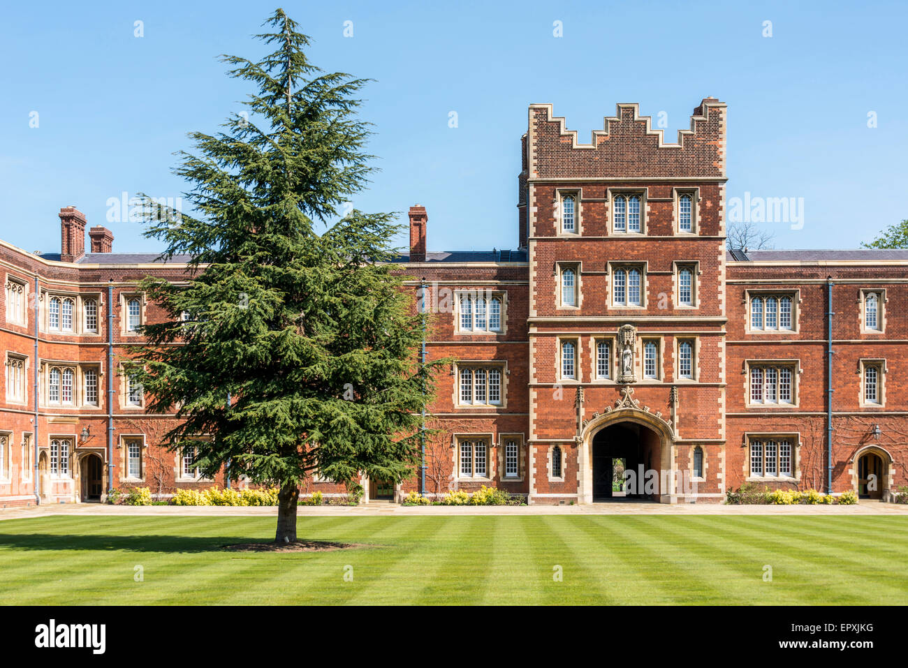 Jesus College is a college of the University of Cambridge Stock Photo ...