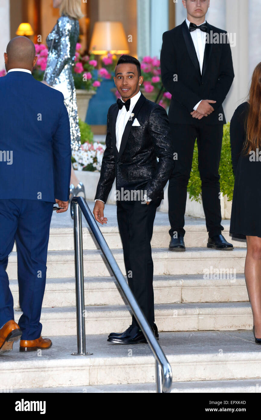 Lewis Hamilton attending the amfAR's Cinema Against Aids Gala during ...