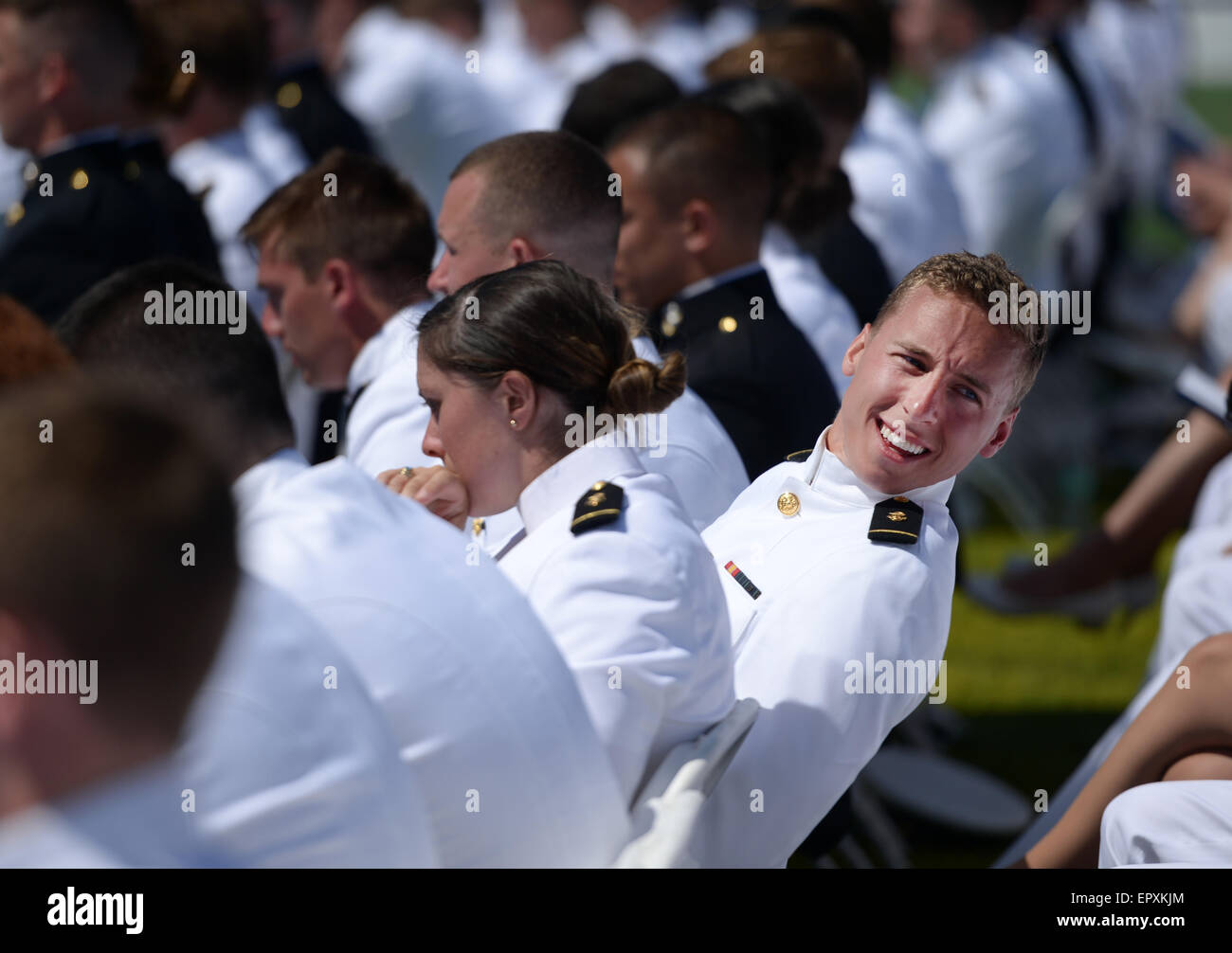 Annapolis naval academy graduate hi-res stock photography and images ...