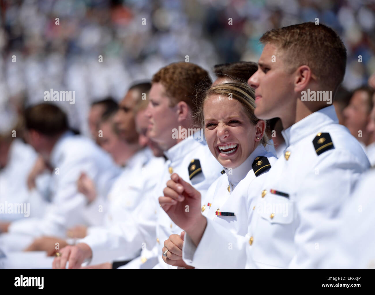 Annapolis naval academy graduate hi-res stock photography and images ...