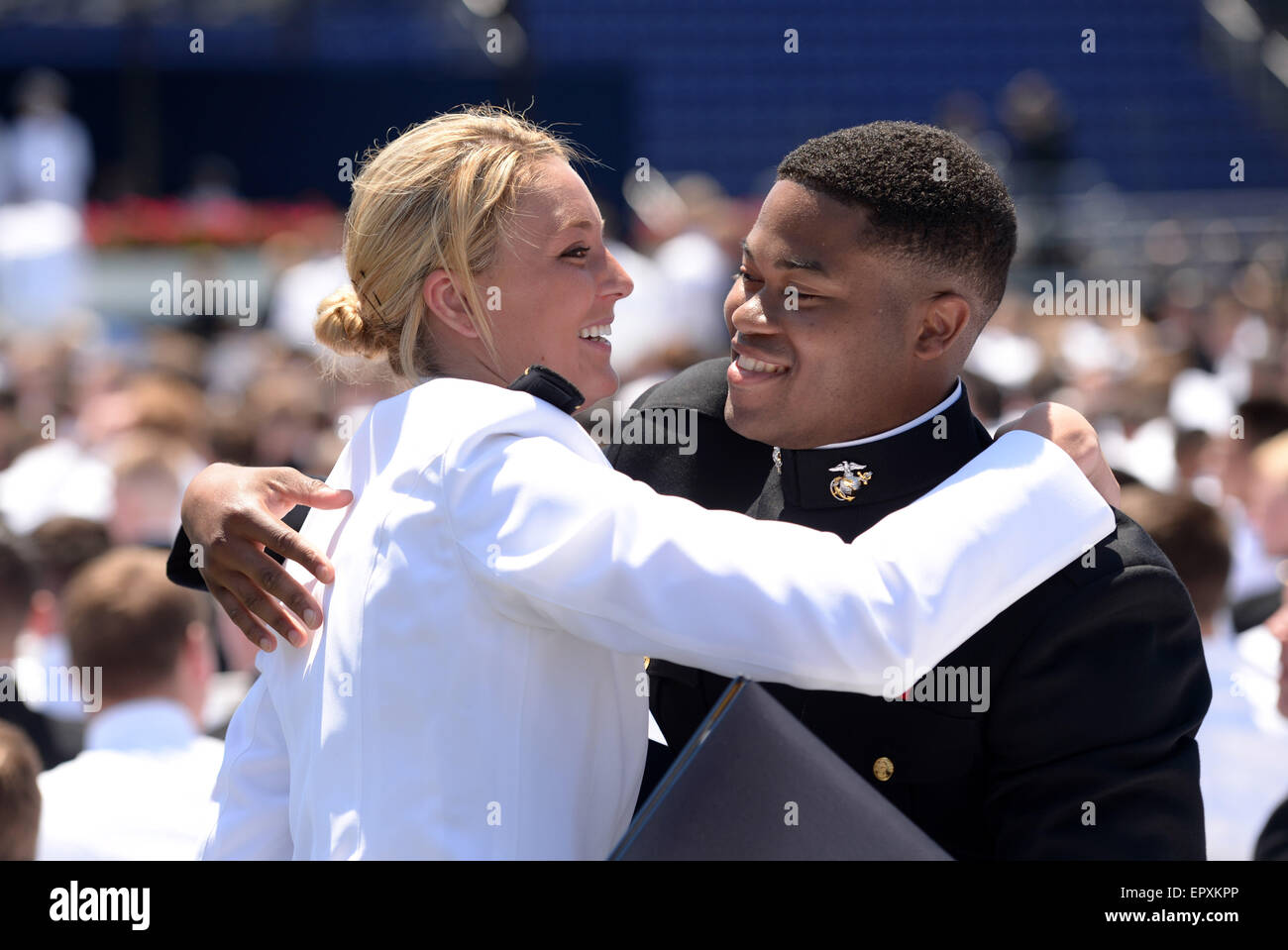 Annapolis naval academy graduate hi-res stock photography and images ...