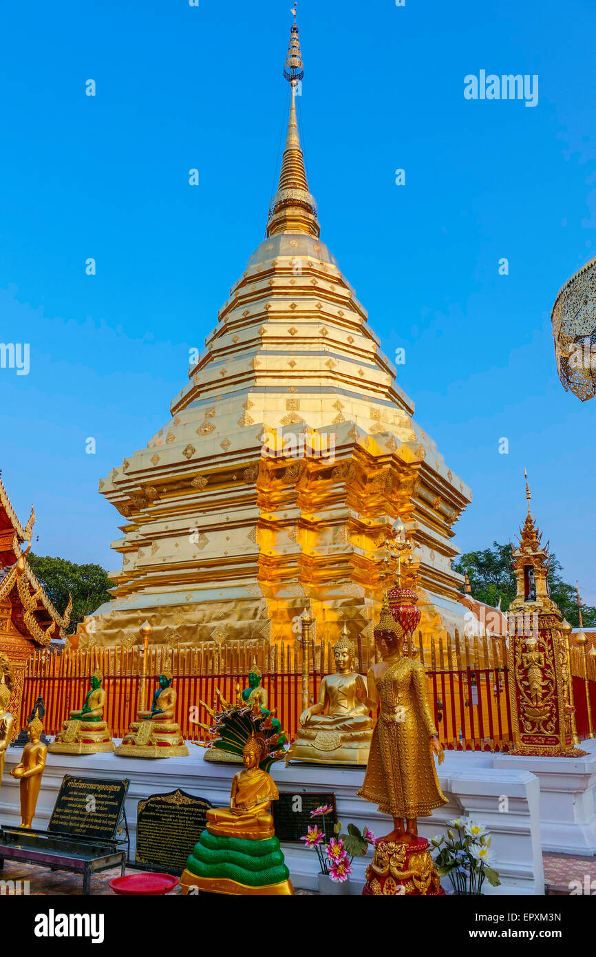 Wat Phra That Doi Suthep, Temple, Golden Chedi, Chiang Mai, Northern ...