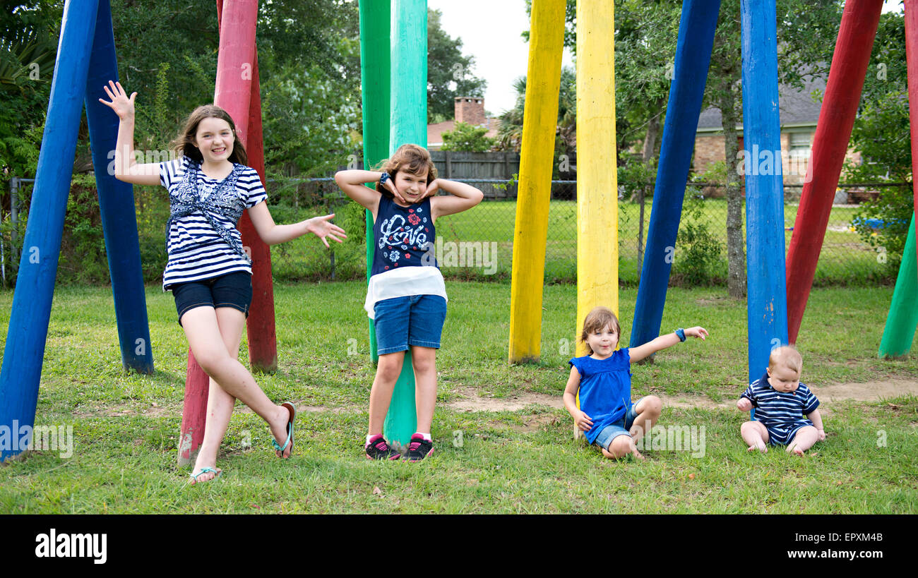 Outdoor Playground Fun For Children Family Park With