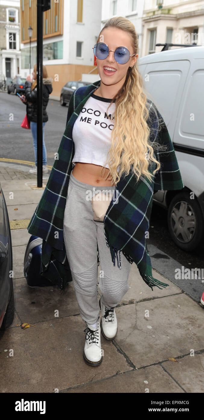 'The X Factor' contestants arrive at a recording studio to rehearse for ...