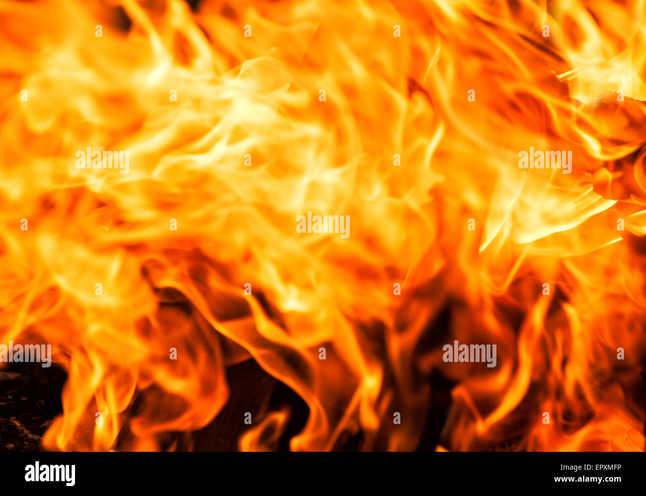fire closeup as a background Stock Photo - Alamy