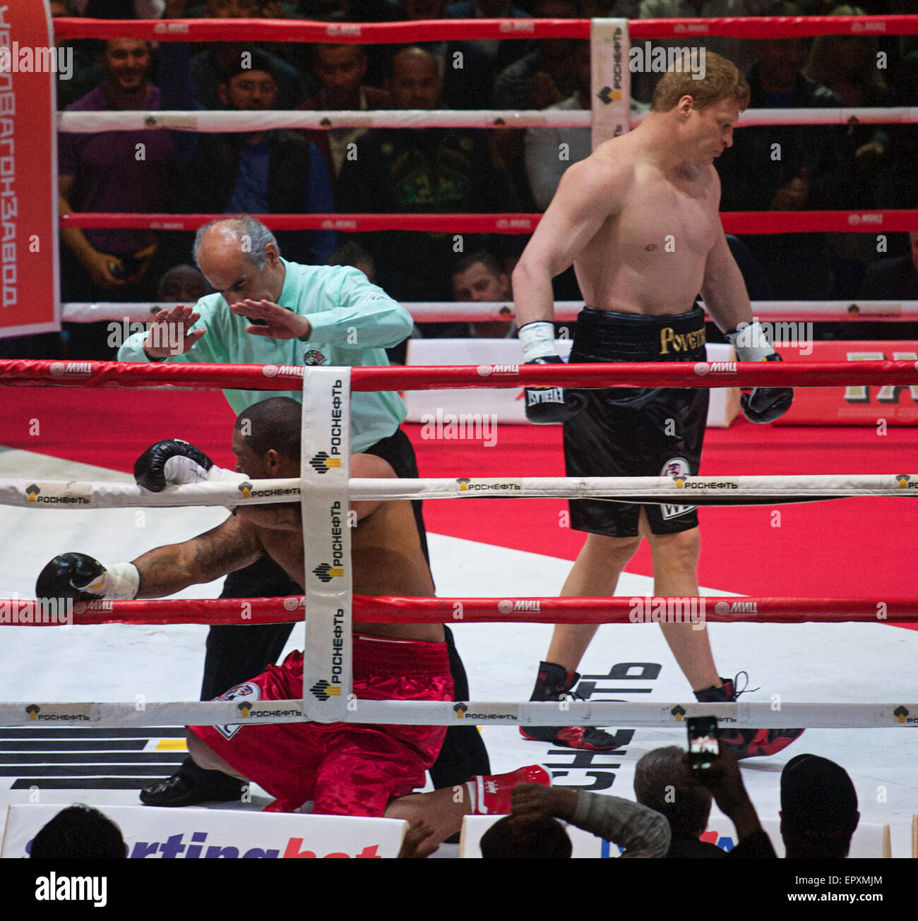 Moscow, Russia. 22nd May, 2015. Russian boxer Alexander Povetkin ...