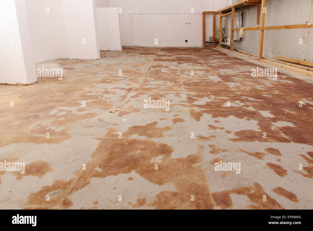 repair work in the room with a window and a door Stock Photo - Alamy
