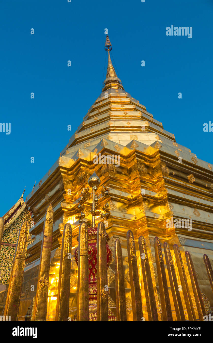 Wat Phra That Doi Suthep, Temple, Golden Chedi, Chiang Mai, Northern ...