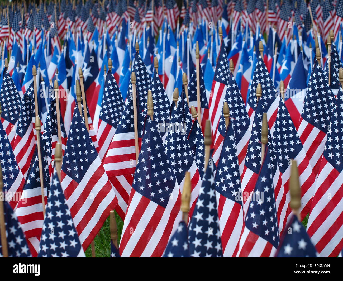 Memorials in Flags Stock Photo - Alamy