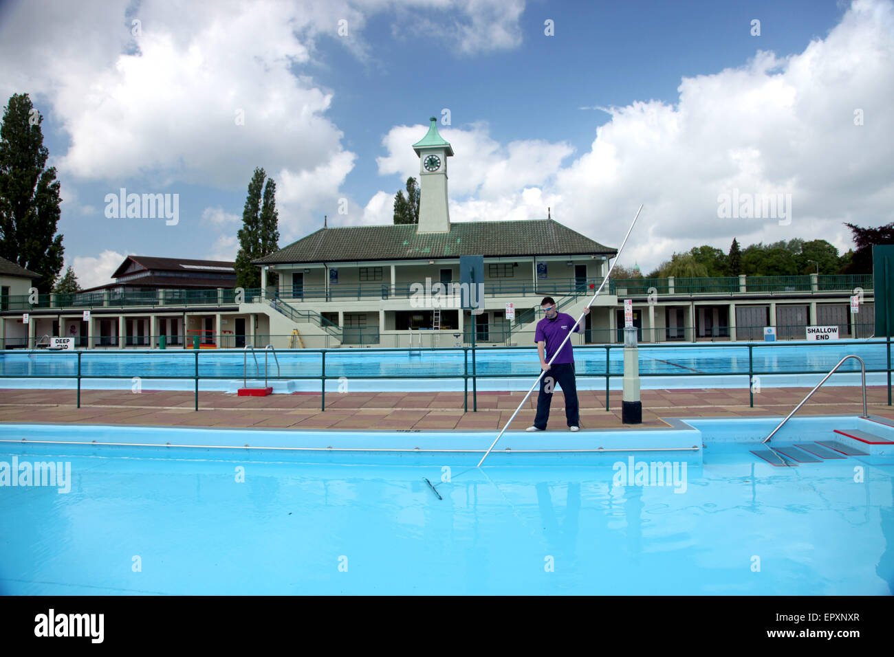 Swimming pool outdoor leisure peterborough hi-res stock photography and ...