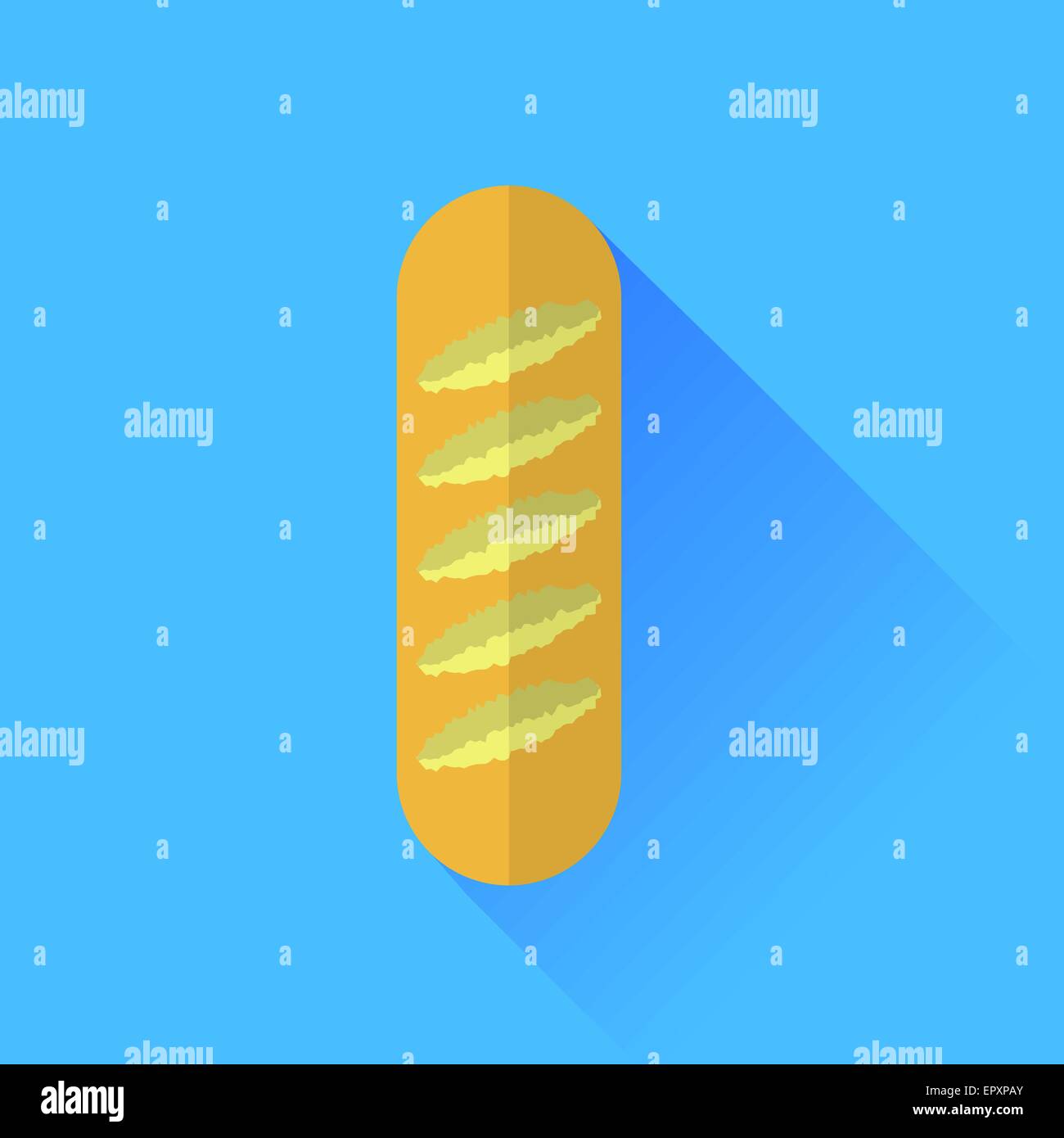Loaf bread table Stock Vector Images - Alamy