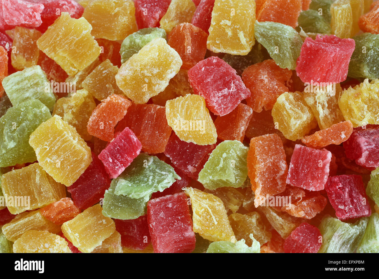 Sweet Candied Fruit Stock Photo - Alamy